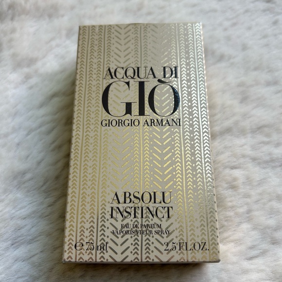 Other | Acqua Di Gio Absolut Instinct Georgio Armani Rare | Poshmark